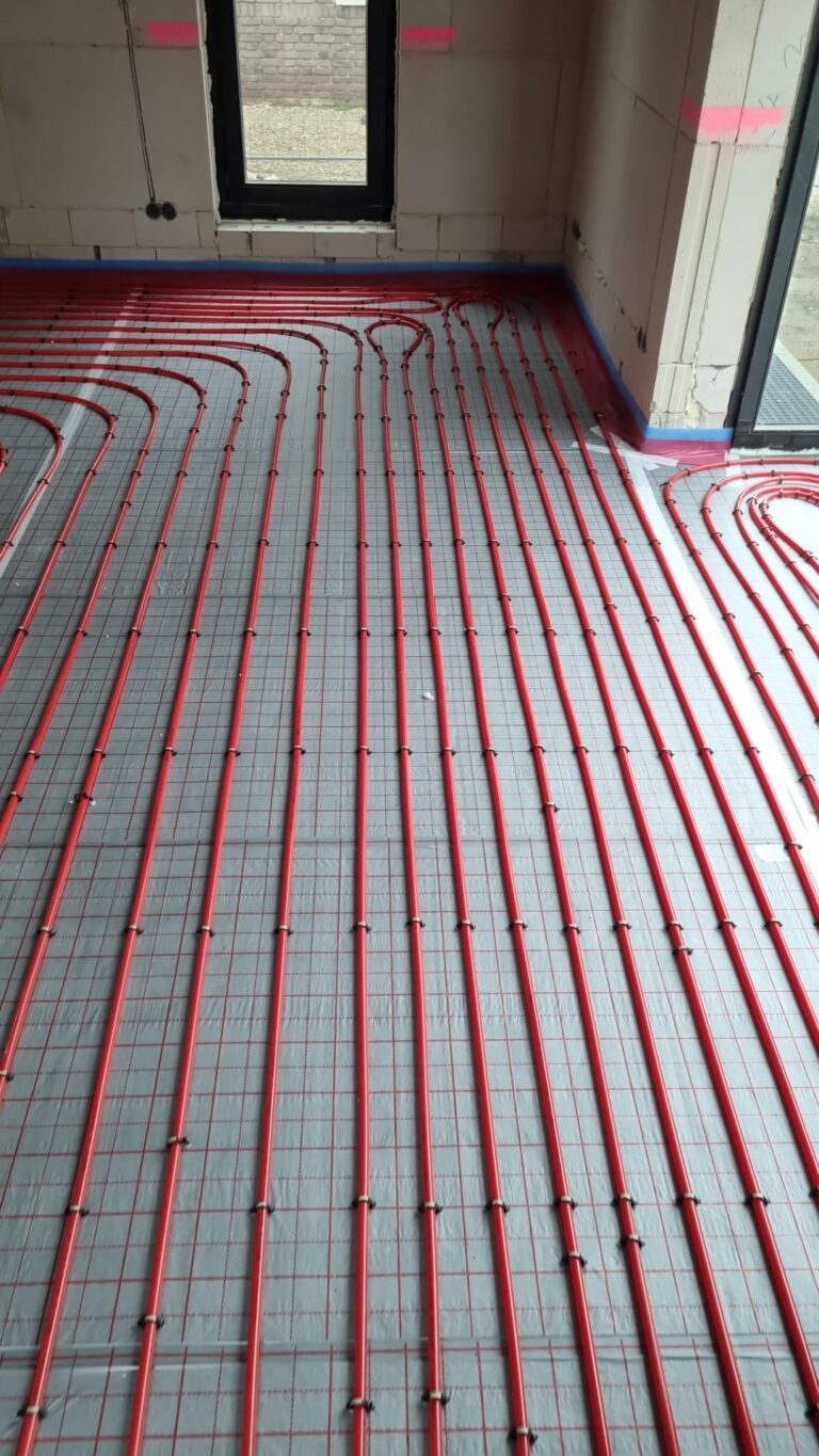 Vloerverwarming op schuimbeton - Bull Schuimbeton